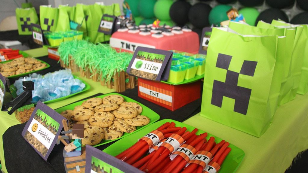 Festa em casa do Minecraft - Como fazer? - Portal É Pique